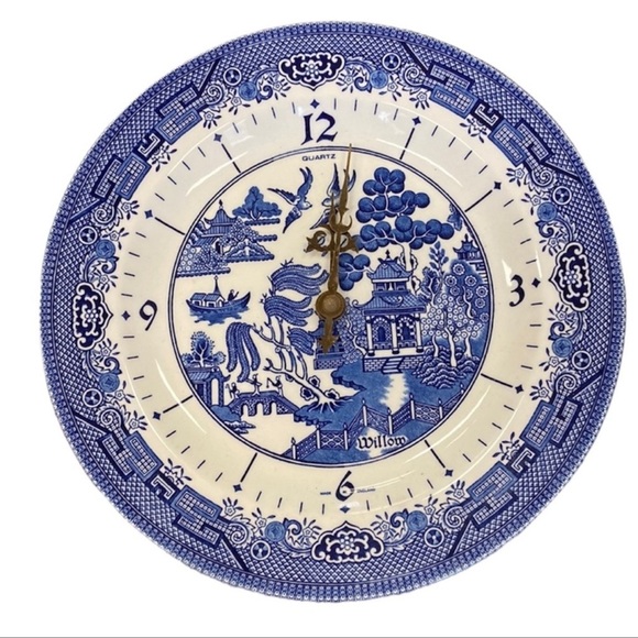 Churchill | Wall Decor | Vintage Churchill England Willow Plate Clock ...